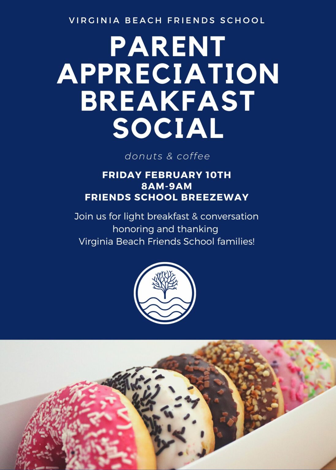 Virginia Beach Friends School Parent Appreciation Breakfast